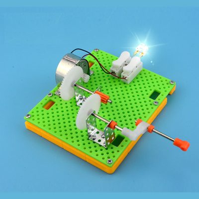 DIY Hand Crank Generator Experiment Kit - DIY Kit 123